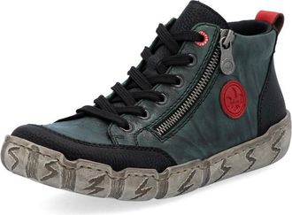 Rieker Damen Klassische Stiefel L0306, Frauen Stiefel,Winterstiefel,Winterschuhe,uebergangsstiefel,uebergangsschuhe,grün Kombi (54),40 EU / 6.5 UK