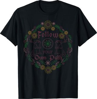 Disney Pocahontas Meeko Follow Your Own Path Cross Stitch T-Shirt