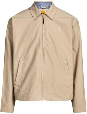 Timberland Veste ample &agrave; col classique en coton m&eacute;lang&eacute;