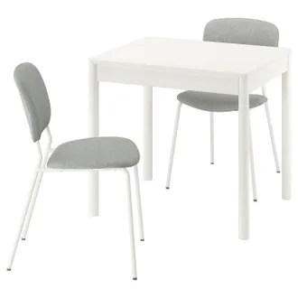 IKEA TONSTAD / VIHALS Tisch und 2 St&uuml;hle