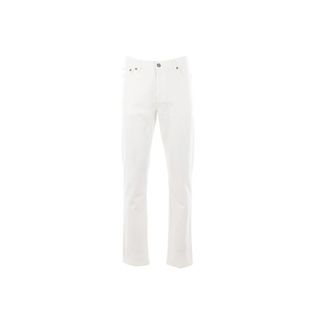 Ermenegildo Zegna Slim-Fit Jeans mit Lederlogo - - Jeans - Herren - Wei&szlig; - W35