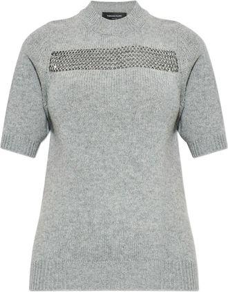 Fabiana Filippi Verzierter Pullover - Grau