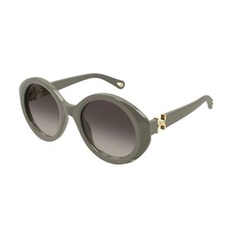 Chlo&eacute; Runde Sonnenbrille - - Accessories - Damen - Gr&uuml;n - 53 MM