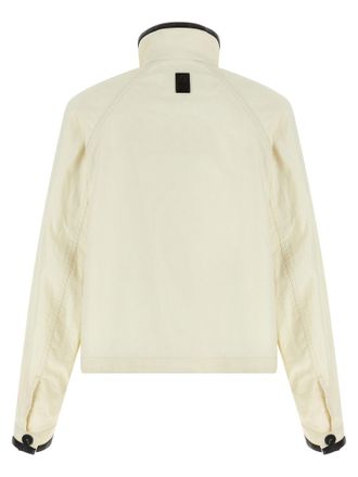 Ferragamo Technical Linen Jacket - Cream
