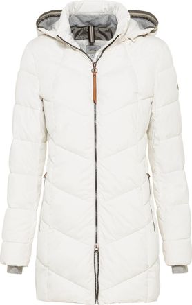 Camel Active Womenswear Damen 310210/8R48 Coat, Ecru, 46