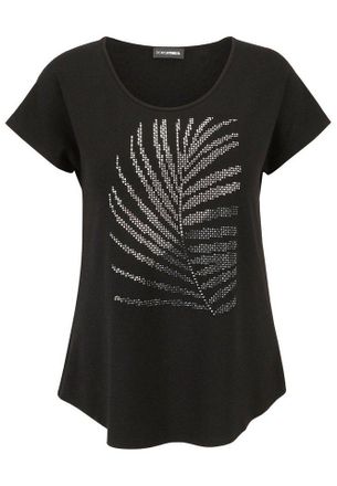 Doris Streich Rundhalsshirt (1-tlg) mit Schmucksteinen