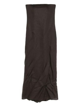 TWP robe longue Carolyn - Marron