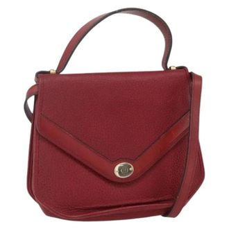 Dior Sac &agrave; main vintage Pre-owned - Femme - Pre-owned - Rouge - Taille: ONE Size