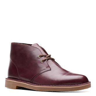 Clarks Chukka Bushacre 3 Bottes pour homme, Cuir bordeaux., 41.5 EU
