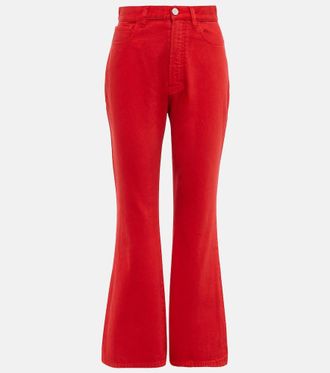 Alaia Alaïa High-Rise Flared Jeans