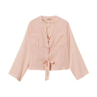 Twinset Damen, Blusen & Hemden, Rosa, LGr&ouml;&szlig;e