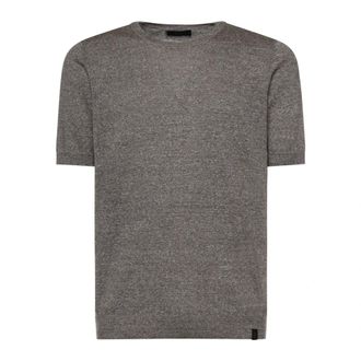 Fay Rundhals-Strickware - - Knitwear - Herren - Braun - L