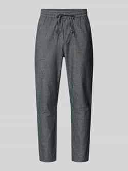 Only & Sons Tapered Leinenhose aus Baumwoll-Leinen-Mix Modell LINUS