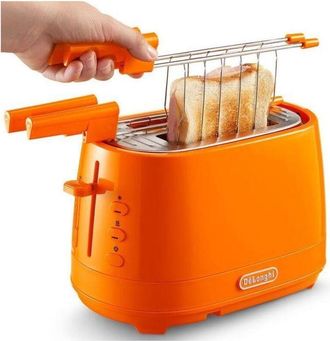DeLonghi DeLonghi CTLAP2203.O Toaster 2 Scheibe(n) Orange 550 W