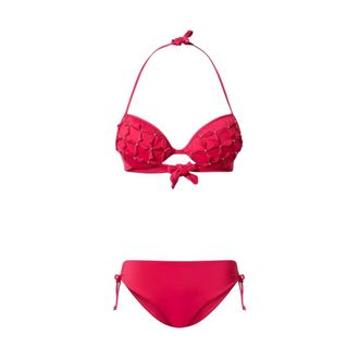 Twinset D Cup Push-Up Bikini - - Swimwear - Damen - Rosa - L