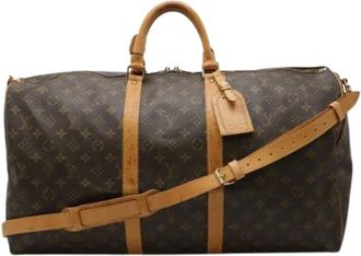 Louis Vuitton unisex, Pre-owned, Brun, Taille: ONE Size Sac de voyage Pre-owned Keepall Bandouliere Monogram