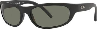 Ray-Ban Rb4033 Sonnenbrillen Schwarz Fassung Gr&uuml;n Glas Polarisiert 60-17