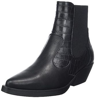 Only Onlbronco-2 Bottines de cowboy en polyur&eacute;thane pour femme, Noir, 36 EU