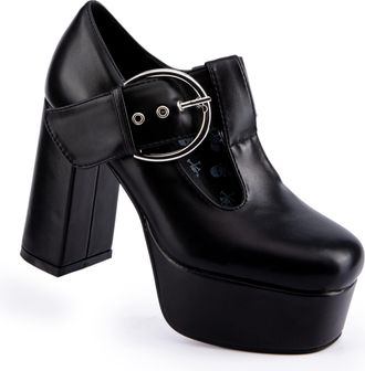 Lamoda Damen Dream Lover Court Shoe, Black Pu, 36 EU