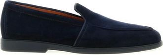 Santoni Homme, Chaussures, Bleu, Taille: 42 1/2 EU Mocassin
