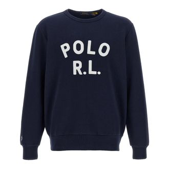 Polo Ralph Lauren Leicht gef&uuml;tterter Baumwoll-Sweatshirt - - Sweatshirts & Hoodies - Herren - Blau - M