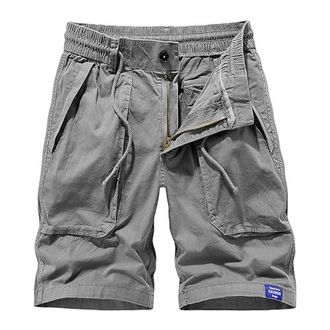 Generic Bermuda en Jean Homme Grande Taille Jeans 3 Gris Zipp&eacute;e Liquidation 50 Baroudeur Habille Incontinence Flamant Turquoise Hommes Volleyball Mollet 40 Af