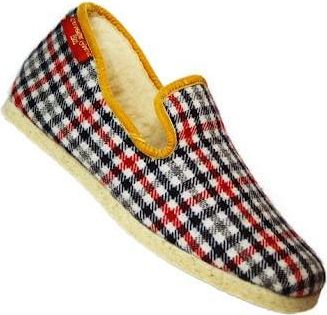 Germaine Guerin Pantoufles Charentaises MATHIAS pour homme - Dessus 100% laine - semelles en feutre pur et intérieur 100% mouton