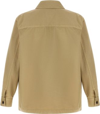 Saint Laurent Cassandre Overshirt - Beige