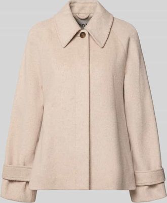 Mbym Jacke aus Woll-Mix mit Kentkragen Modell Tary