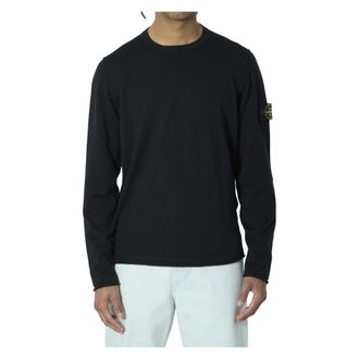 Stone Island Rundhals-Pullover - - Knitwear - Herren - Schwarzk - 3XL