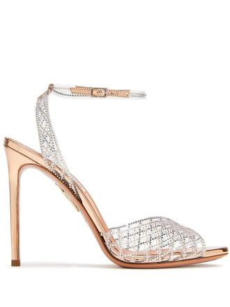 Aquazzura sandales Lumi&egrave;re 105 mm - Argent