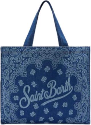 Saint Barth Femme, Sacs, Bleu, Taille: ONE Size Essential Tote Bag