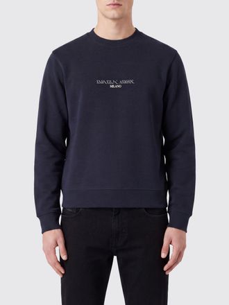 Emporio Armani Sweatshirt Homme couleur Bleu