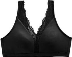 Next Femme Soutien-Gorge Maintien int&eacute;gral Non rembourr&eacute; sans Armatures Confort, Bonnet B-H Noir 85 F