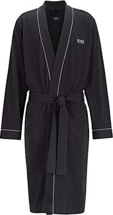 BOSS Hommes Kimono BM Peignoir Style Kimono en Coton brossé avec Logo
