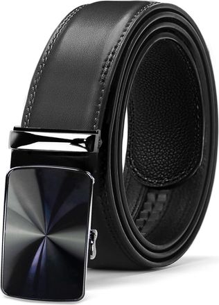 Glamexx24 Gürtel Herren Automatikschließe gürtel: Breit 35mm, Länge 115cm-150cm Business Gürtel für Männer mit Ratsche, Gürtel Ohne Löcher Größe Einstellbar