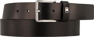 HUGO BOSS Herren Gürtel braun Glattleder