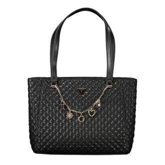 Guess Schwarze Polyethylen-Handtasche