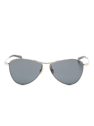 Saint Laurent Eyewear Sonnenbrille mit Metallgestell - Gold