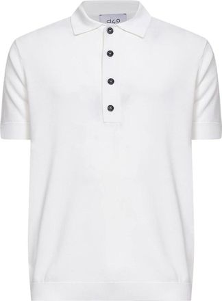 D4.0 Homme, Tops, Blanc, Taille: 2XL Polo &agrave; Manches Courtes