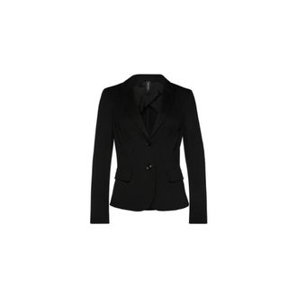 Marc Cain Leichter Blazer aus feinem Jersey - - Jackets - Damen - Schwarzk - XS