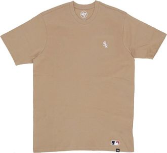 47 Brand Homme, Tops, Beige, Taille: M Base Runner Emb Echo Tee