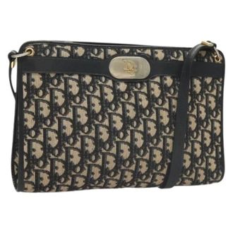 Dior Sac &agrave; bandouli&egrave;re en toile Trotter Vintage Pre-owned - Femme - Pre-owned - Multicolore - Taille: ONE Size