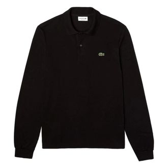 Lacoste Homme, Tops, Noir, Taille: S Polo &agrave; Manches Longues