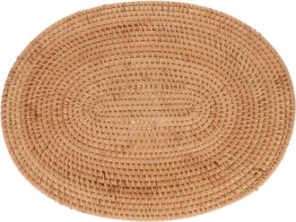 Valiclud Woven Placemat Hitzebeständiges Tischset aus Geflochtenem Herbstrattan Leichtes Dekoratives Platzset für Esszimmer und Wohnzimmertisch Schützt Tischob