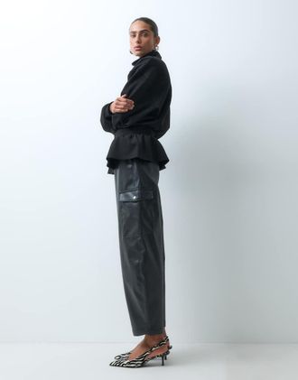 Asos pantalon barrel noir