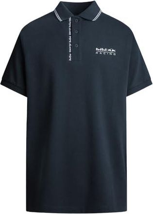 Pepe Jeans London Red Bull Racing X Pepe Jeans RBR Tipped Logo Polo, Blue (Dulwich Blue), S Homme