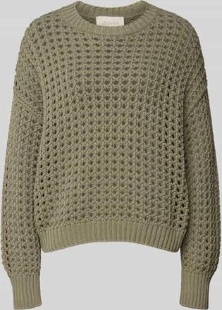 Juvia Relaxed Fit Pullover mit Lochmuster