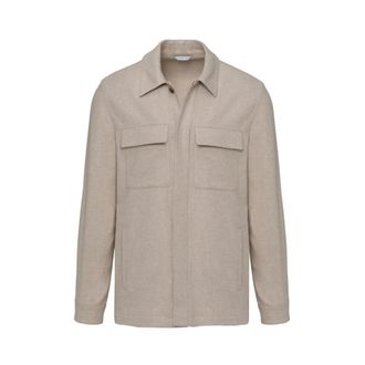 Manuel Ritz Blazer Giacca Camicia - - Jackets - Herren - Beige - M