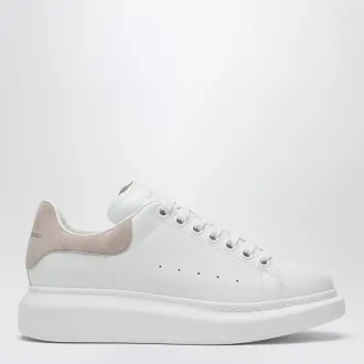 Alexander McQueen Wei&szlig;er und Patchoulifarbener Oversize-Sneakers